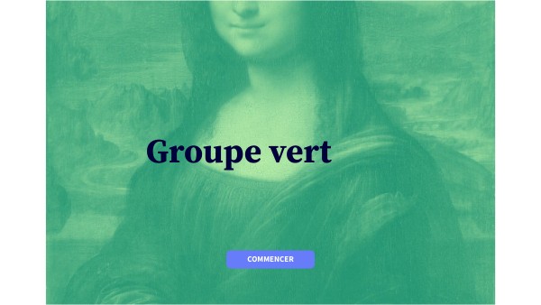 Joconde groupe vert