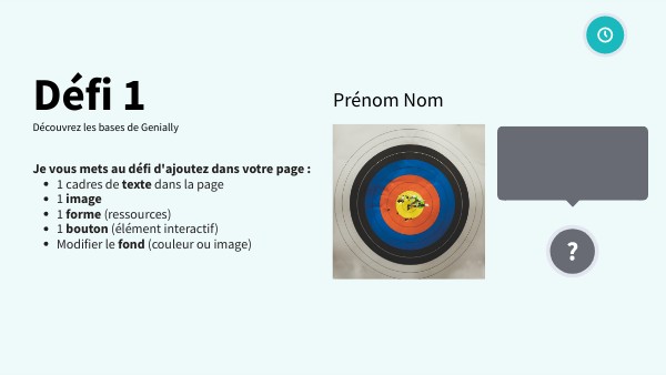 Exercices Genially - Nom Prenom | Genially