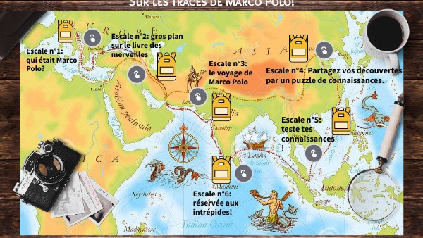 5è séquence 3: en route les 5è, sur les traces de Marco Polo! | Genially