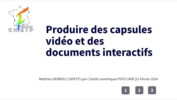 Capsules et genial.ly | Genially