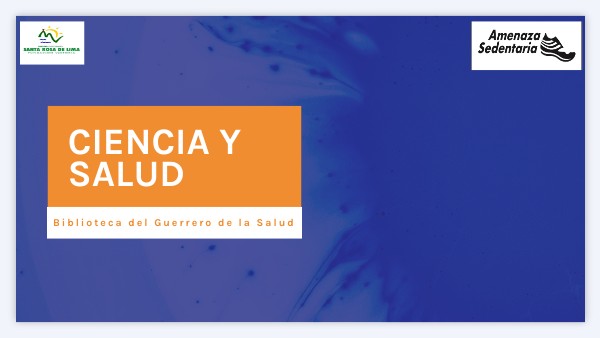 PRESENTACIÓN CIENCIA Y SALUD