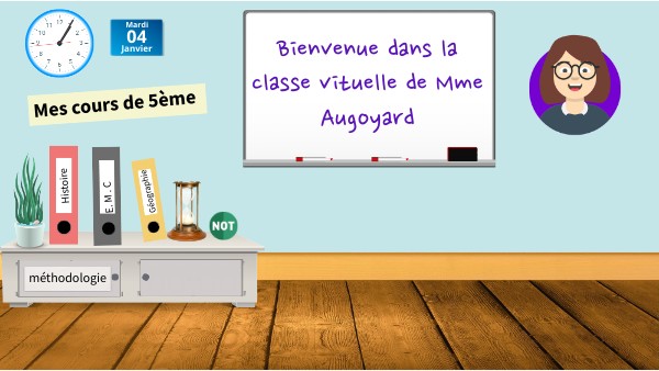 Classe virtuelle 5ème HG | Genially