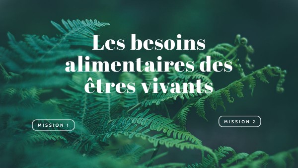 les êtres vivants | Genially