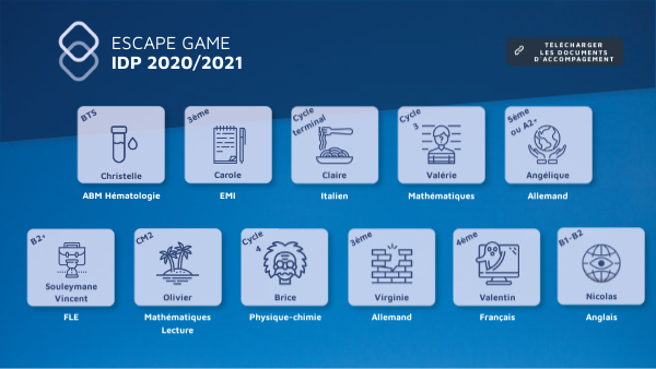 Escape Game IDP - Synthèse 2020-2021