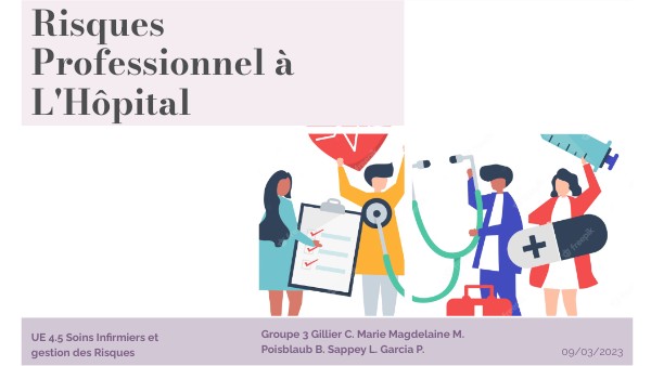 Risques professionnel à l'hôpital | Genially