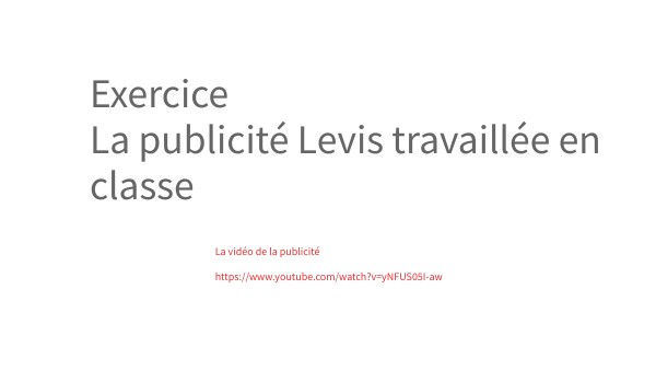 Exercice pub | Genially