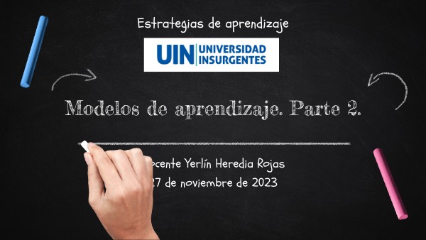 S3. Modelos de aprendizaje. Parte 2 | Genially