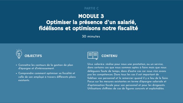 Partie C - Module 3 | Genially