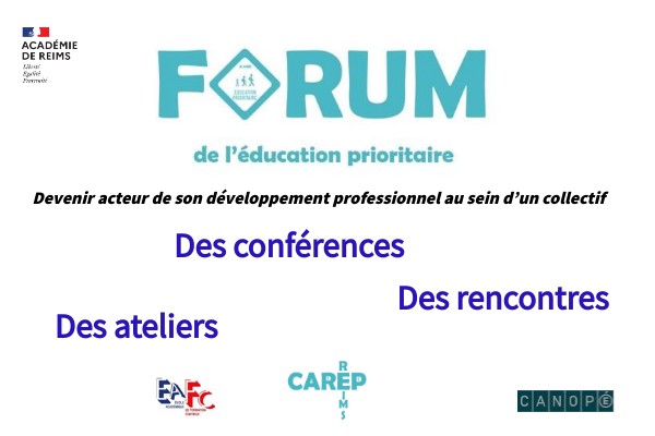 Forum académique de l'éducation prioritaire | Genially