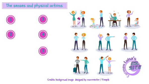 The senses and physical actions B1