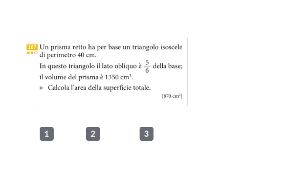 Prisma retto con base triangolo isoscele | Genially