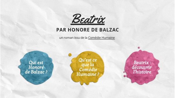 Béatrix par Balzac | Genially