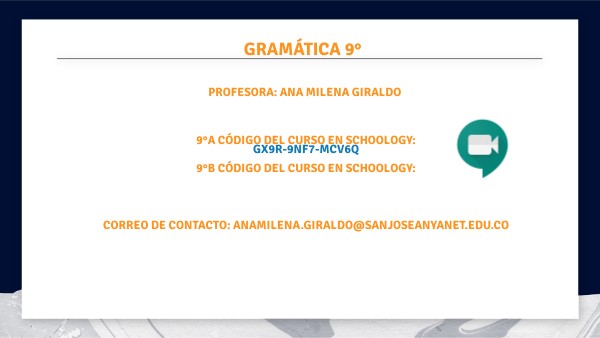 GRAMÁTICA 9° 2021 | Genially
