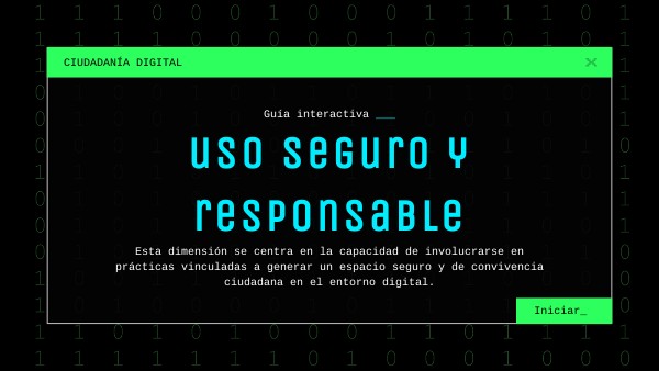 uso seguro y responsable