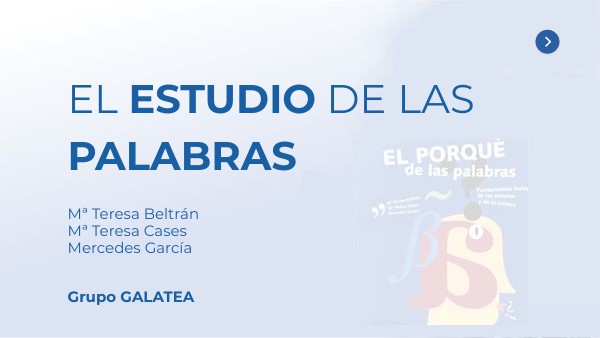 El estudio de las palabras | Genially