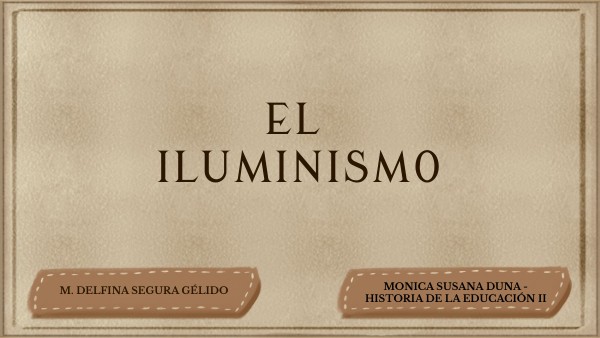 El iluminismo | Genially