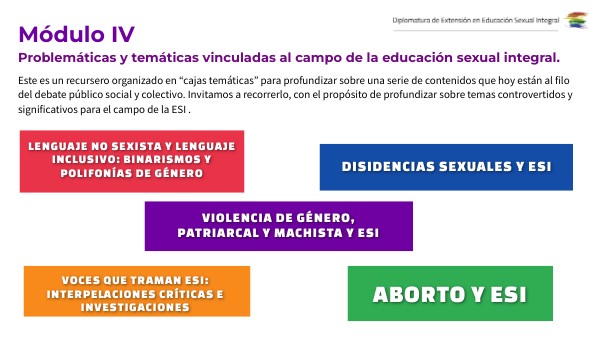 Modulo 4 -Diplomatura ESI | Genially