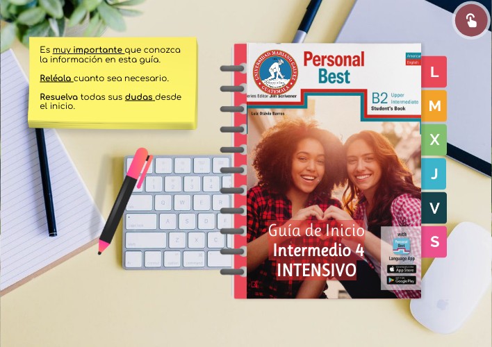 Guía de Inicio Intermedio 4 INTENSIVO 2023 | Genially