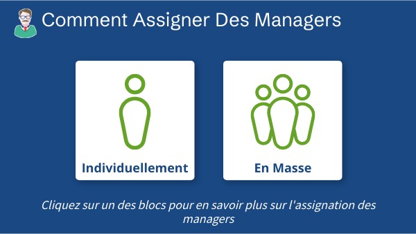 FR - Tableau de bord - Assigner des managers