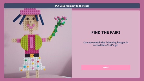 Find the Pair - Memory Game | Genially