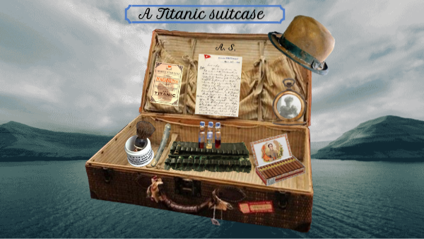 A Titanic suitcase