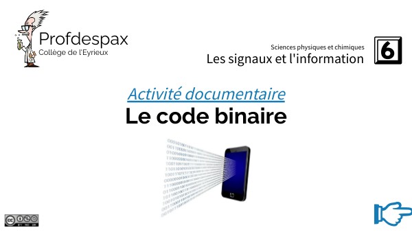 AD Le code binaire