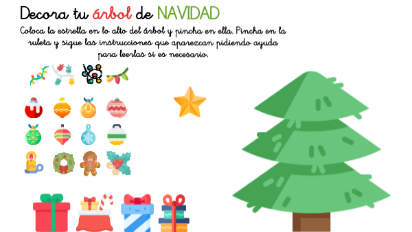 Decora tu árbol de navidad interactivo | Genially