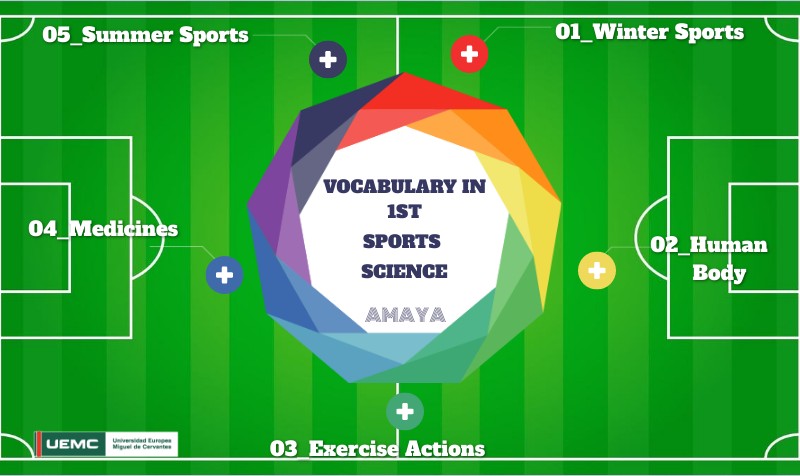 vocabulary in sports science | Genially