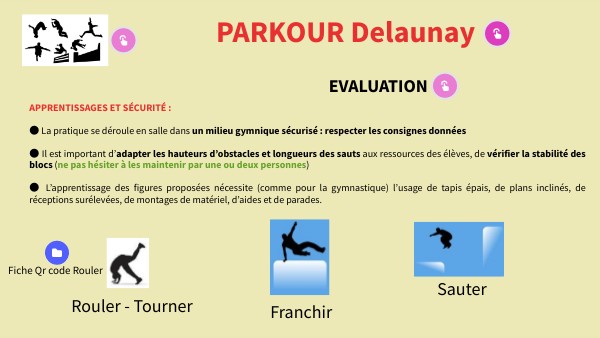 Parkour Delaunay | Genially