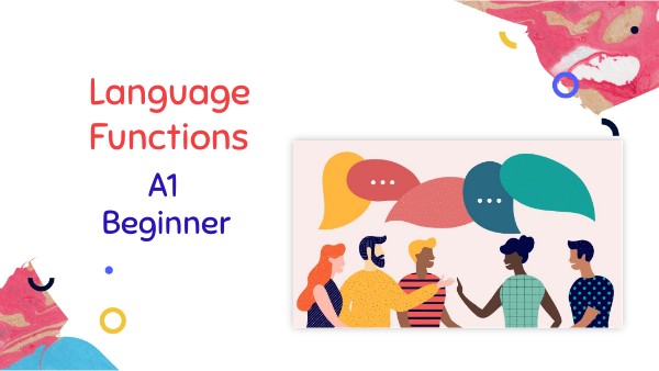 Language Functions - A1 Beginner | Genially