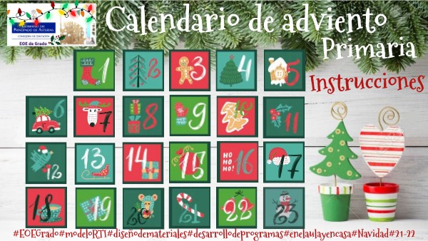 Calendario de adviento EOE Grado primaria | Genially