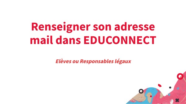 Tuto Educonnect Adresse Mail | Genially