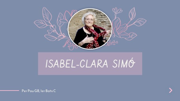 Isabel-Clara Simó