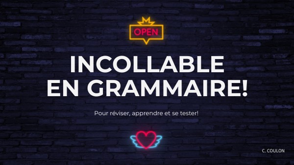 Grammaire 2nde | Genially