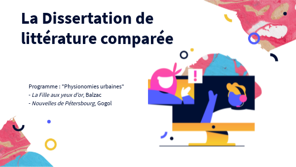 La dissertation de littérature comparée | Genially