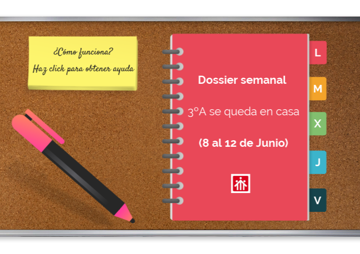 3ºA se queda en casa (8 al 12 de Junio)