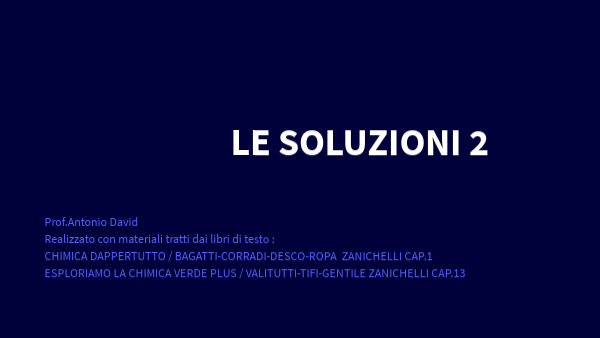 Le soluzioni 2 | Genially