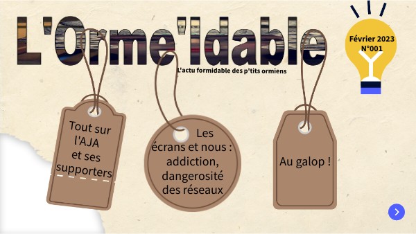 journal n°001 | Genially