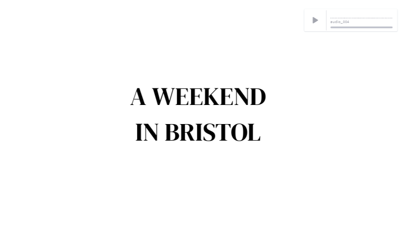 PLANNING A WEEKEND | Genially