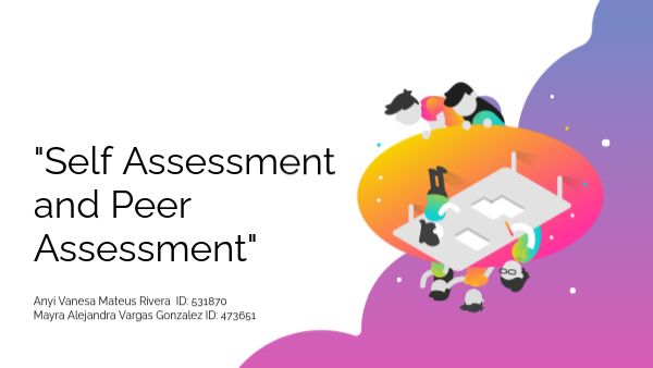 self assesment and peer assesment | Genially