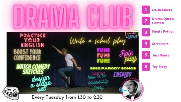 Drama Club | Genially