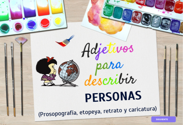 El adjetivo_PERSONAS