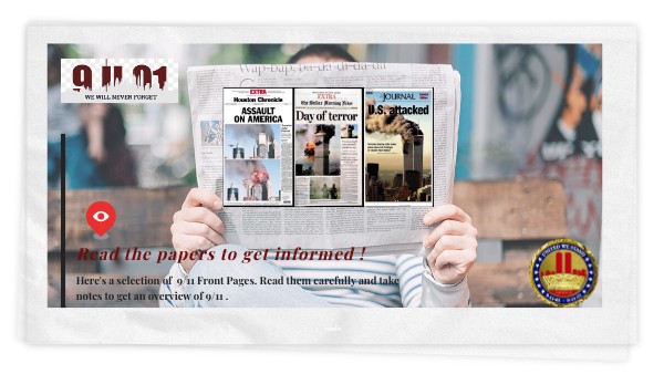 SEPTEMBER 12, FRONT PAGES