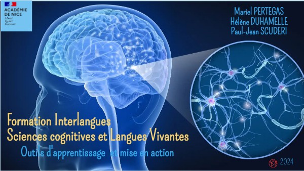 [INTERLANGUES] Sciences cognitives et LVE Partie II | Genially