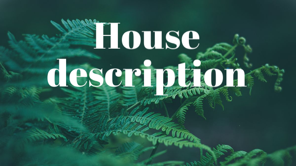 Types of houses: description