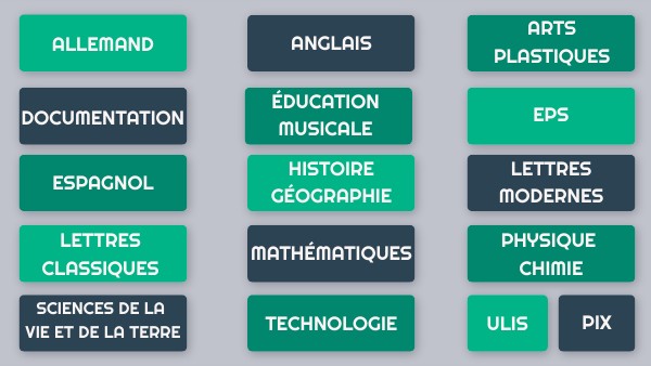 DISCIPLINES | Genially