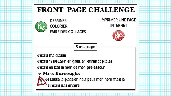 FRONT PAGE CHALLENGE