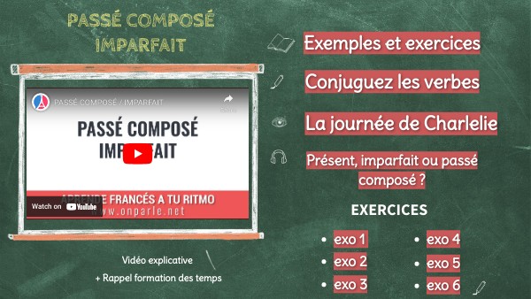 Passé composé et imparfait | Genially