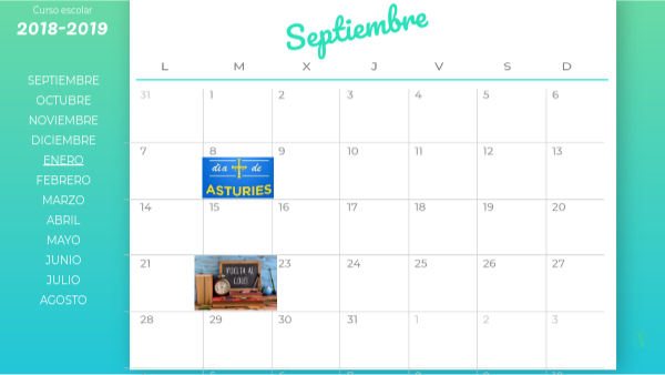 Agenda 2018-2019 | Genially