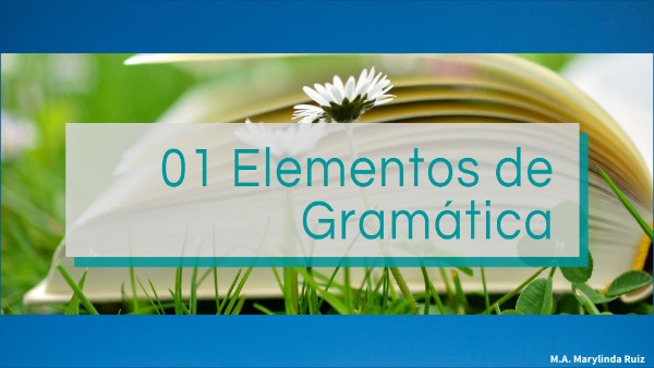 Elementos de gramática | Genially